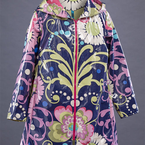 April Showers Laminated Cotton Rain Coat - Fit For Art Patterns