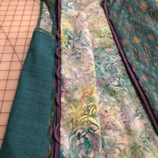 Funnel Neck Ikat Vest - Fit For Art Patterns