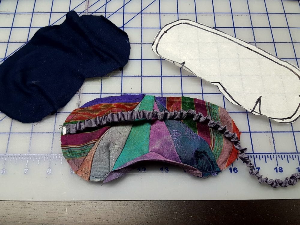 Handmade Holiday Gifting - Artful Slumber Mask - Fit For Art Patterns