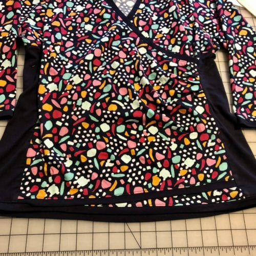 Confetti Surplice Knit Top - Fit For Art Patterns