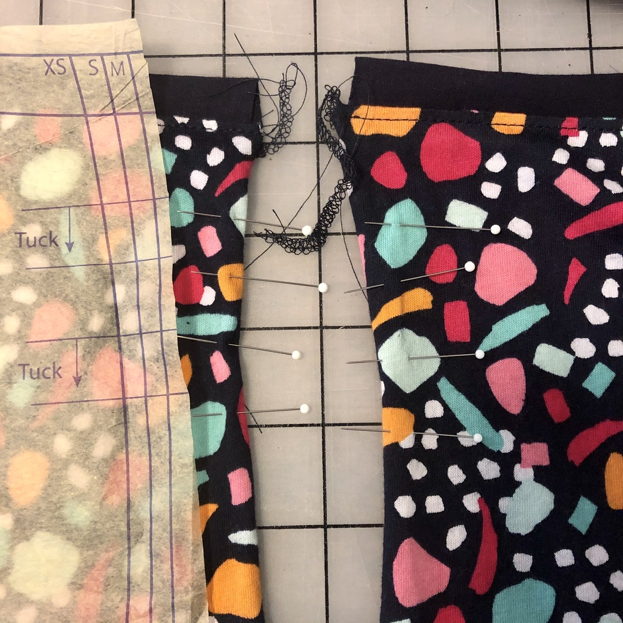 Confetti Surplice Knit Top - Fit For Art Patterns