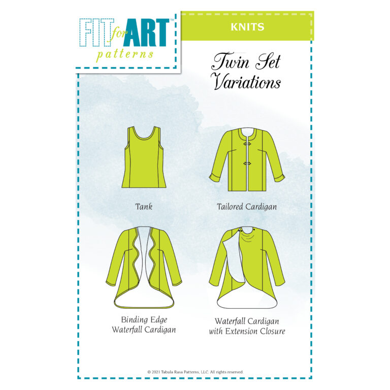 Twin Set Variations for Tabula Rasa Knits - Fit For Art Patterns