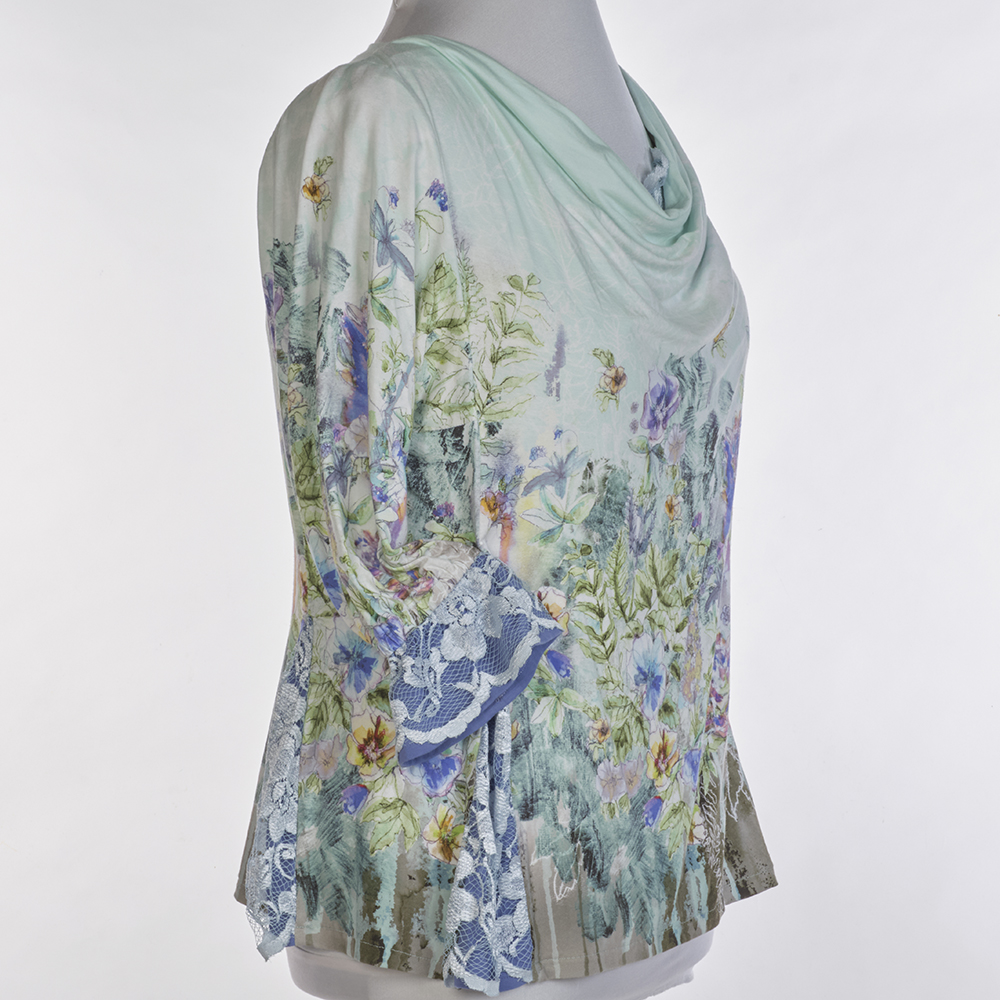 Lace Godet Tee - Fit For Art Patterns