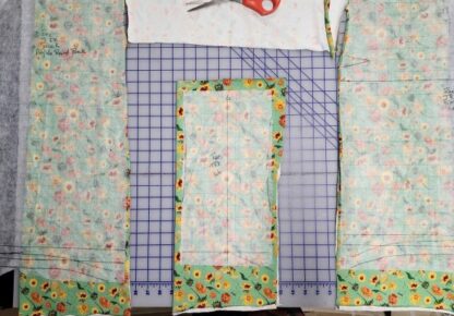 Flat Piping Defines a Knit - Fit For Art Patterns