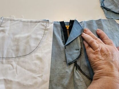 Jean Zipper Insertion - Eureka! Style - Fit For Art Patterns