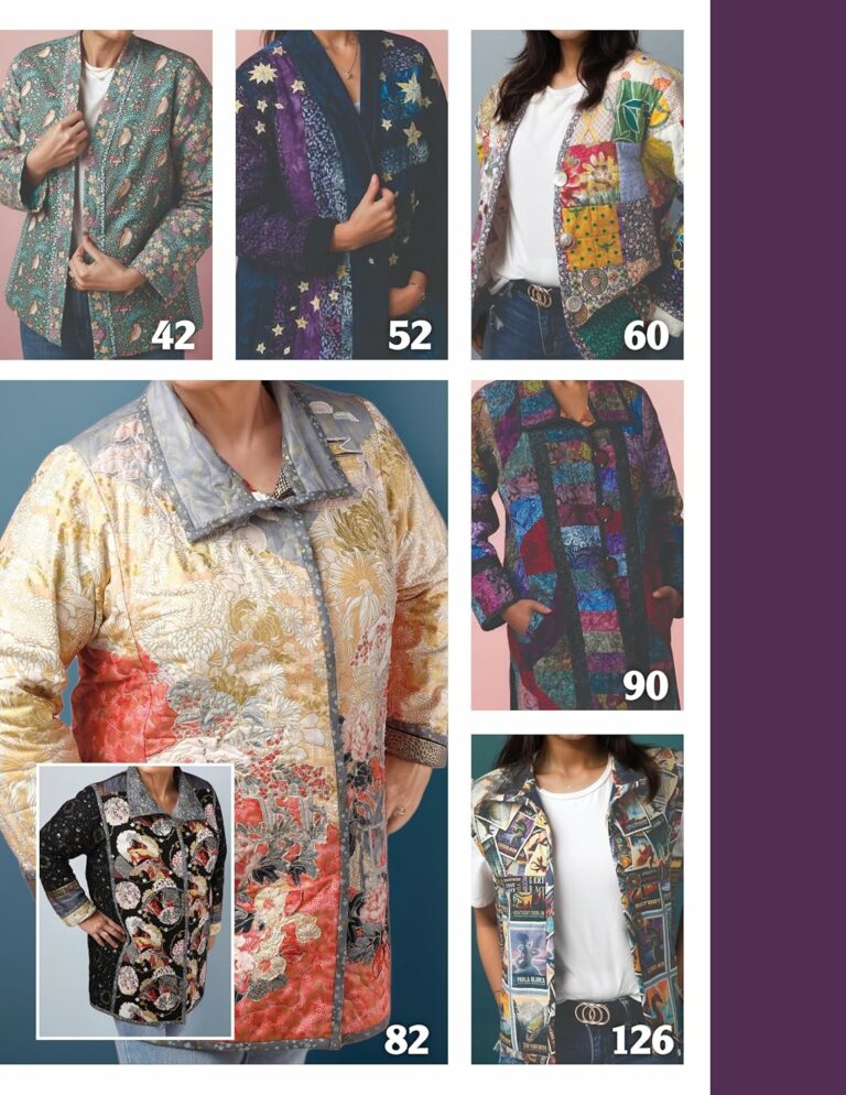 Sewing Quilted Patchwork Jackets - Fit For Art Patterns